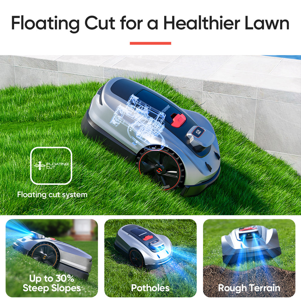 X3 Plus Wireless Robot Lawn Mower l 0.3 Acre – SUNSEEKER Tech