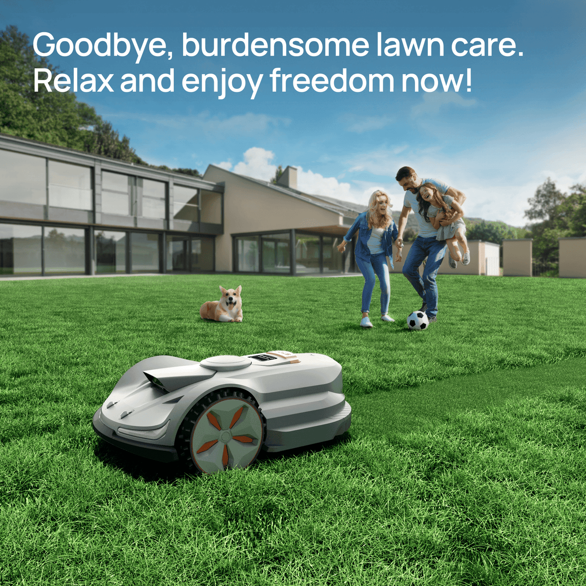X7 Wireless Robot Lawn Mower l 0.75 Acre – SUNSEEKER Tech